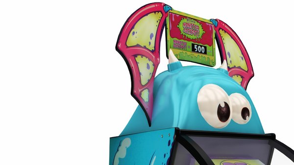 3D ticket monster arcade machine - TurboSquid 1502909