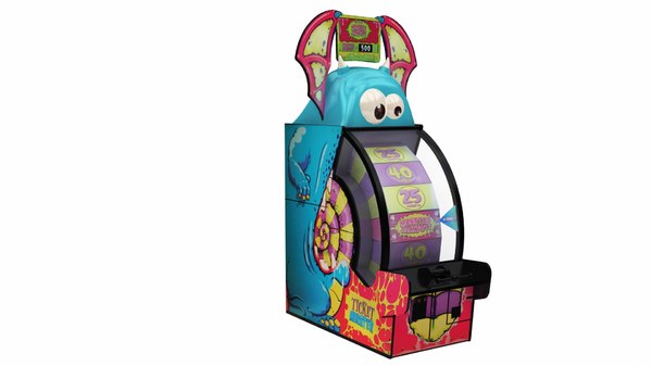 3D ticket monster arcade machine - TurboSquid 1502909