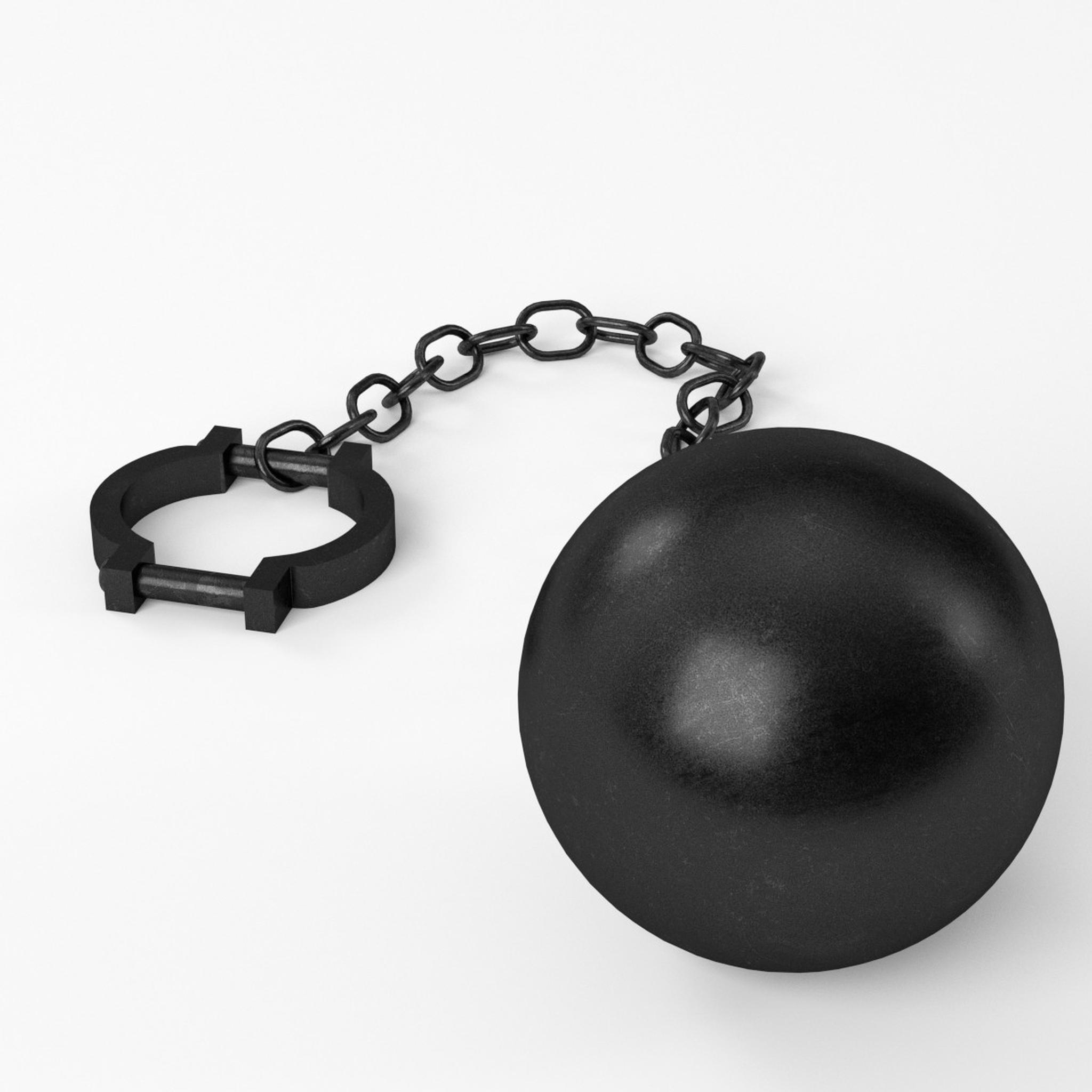 Ball chain shackle 3D model - TurboSquid 1465300