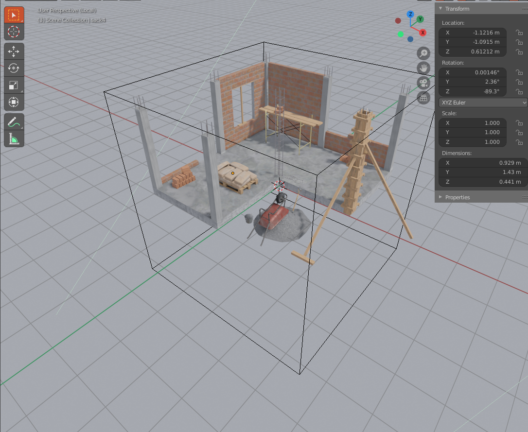 Simple construction 3D model - TurboSquid 1503141
