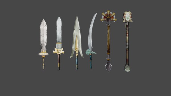 3ds max beautiful sword