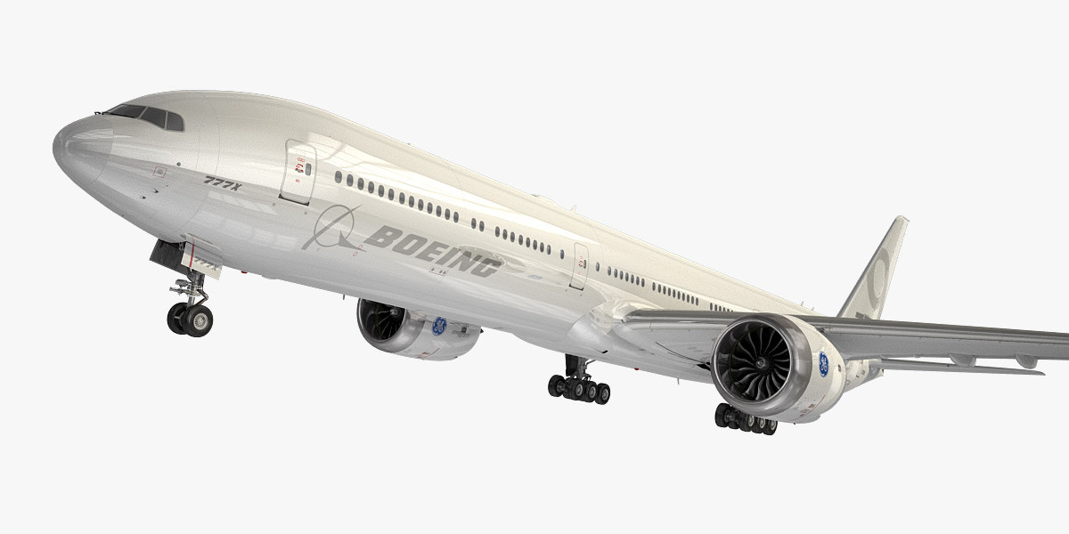 3D boeing 777-9 generic white - TurboSquid 1502148