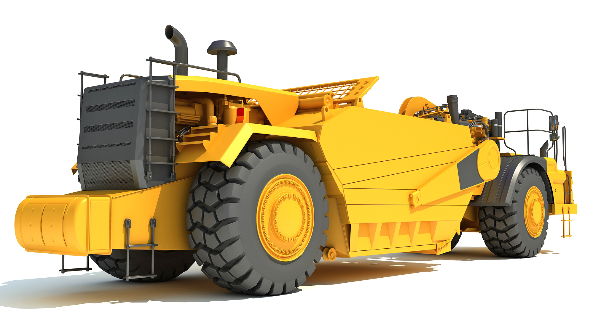 3D tractor scraper model - TurboSquid 1503610