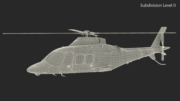 3D model multi-purpose helicopter retractable landing gear - TurboSquid ...