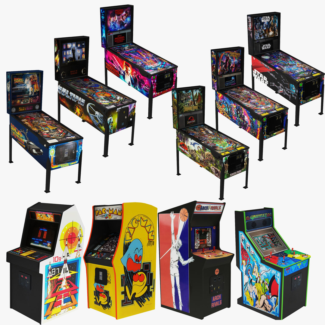Arcade retro pinball 10 3D model - TurboSquid 1503713
