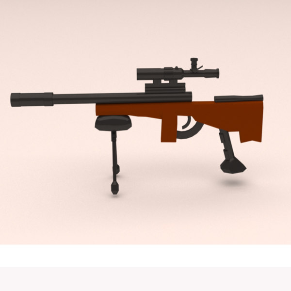 Sniper rifle model - TurboSquid 1503756