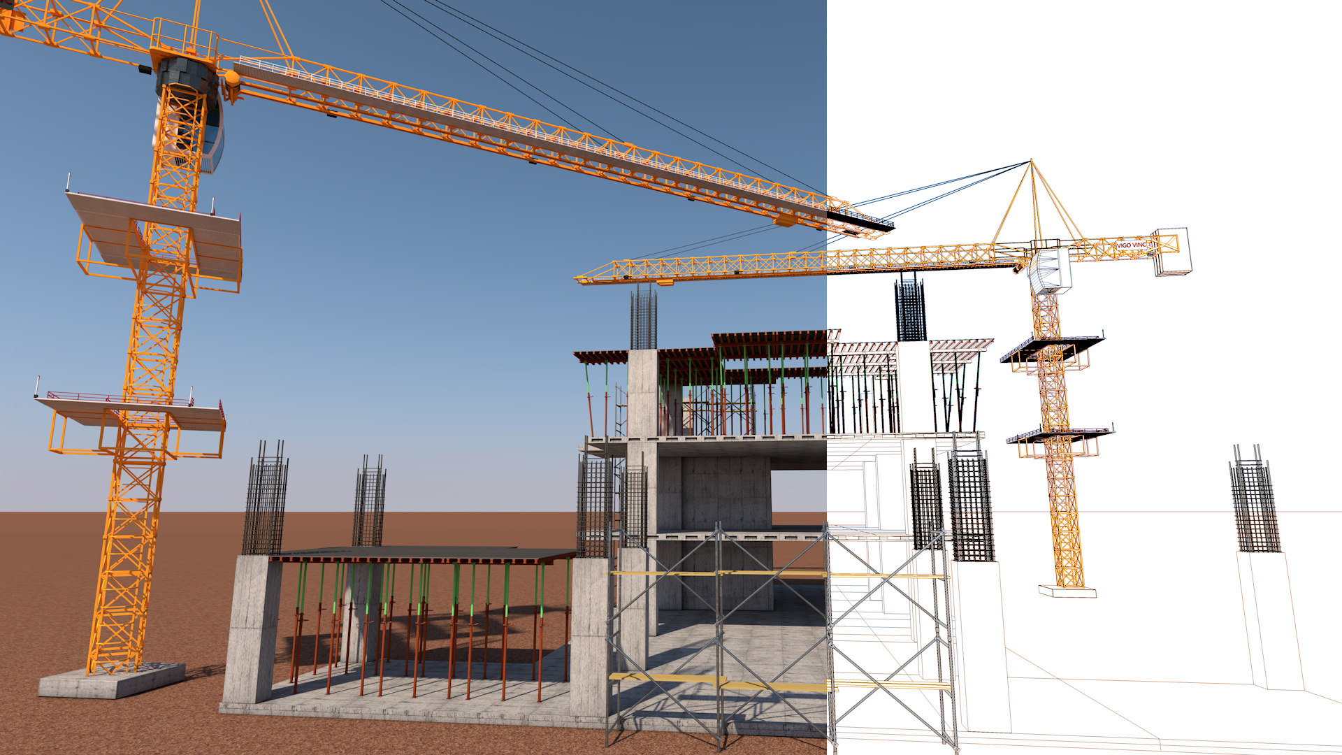 Work construction site model - TurboSquid 1504007