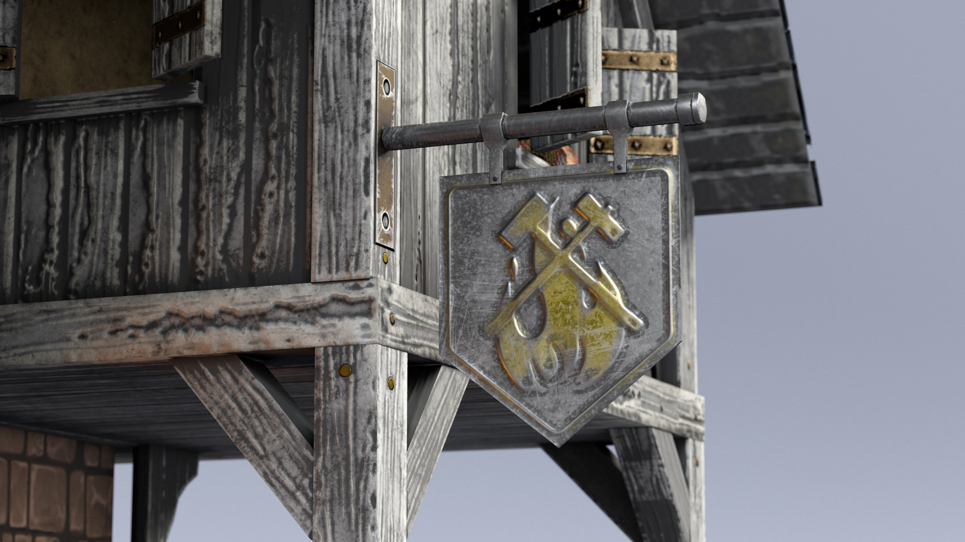 3D medieval blacksmith forge - TurboSquid 1504046
