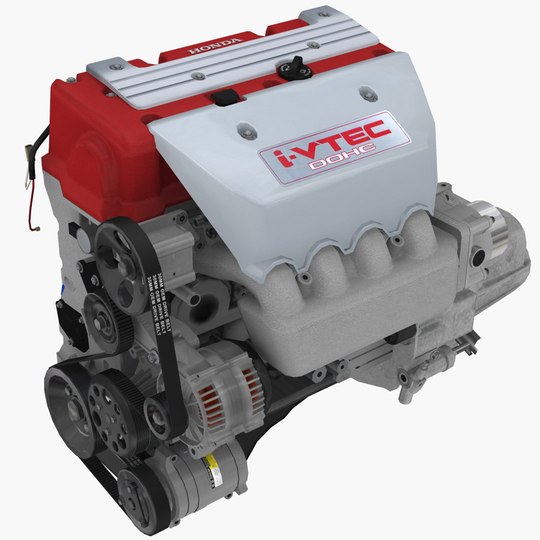 modelo 3d Motor Honda K20A1 2.0L - TurboSquid 1504122