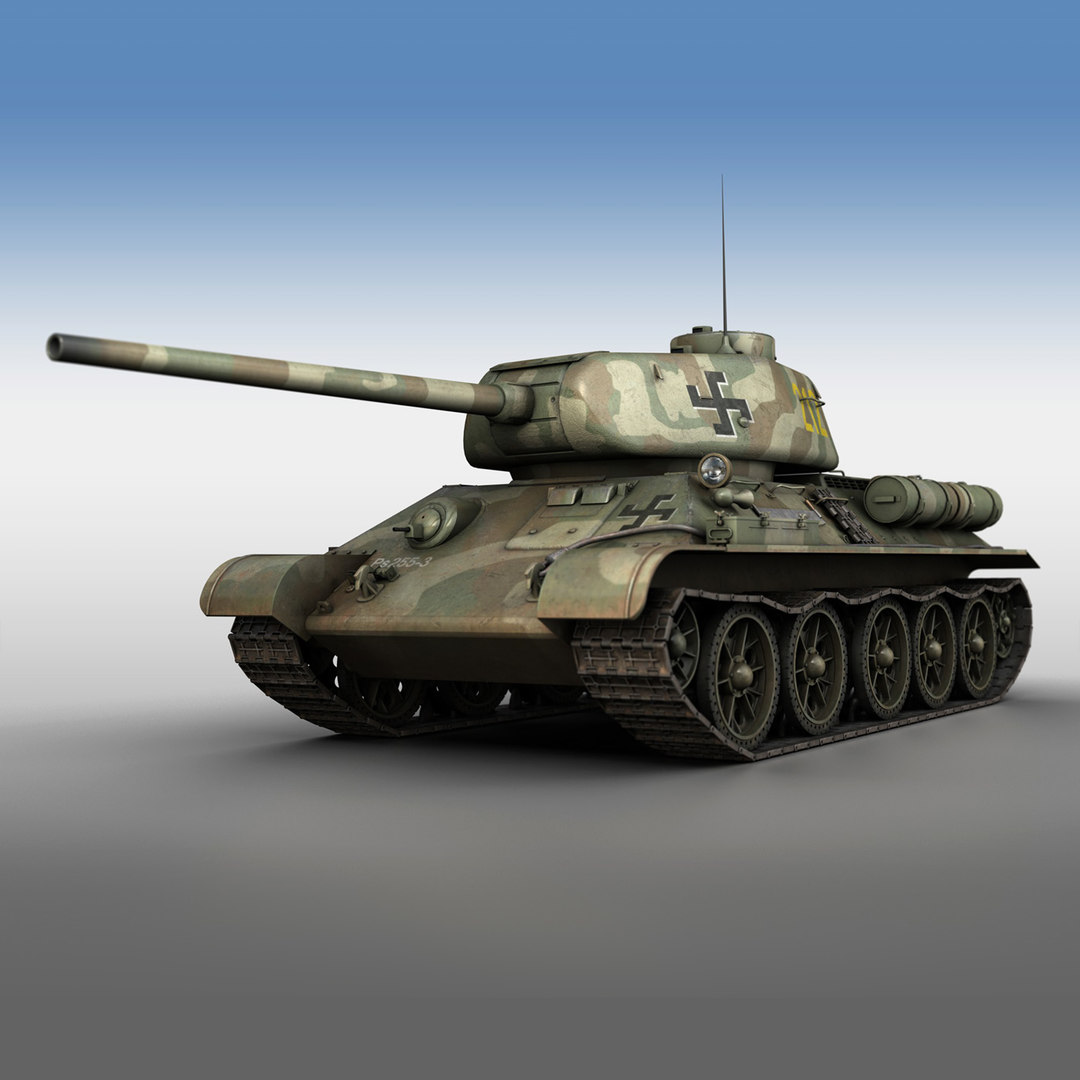 3D t-34 85 - finish model - TurboSquid 1504166