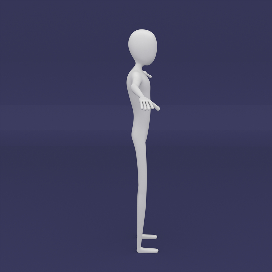 Stickman character rig 3D model - TurboSquid 1504395