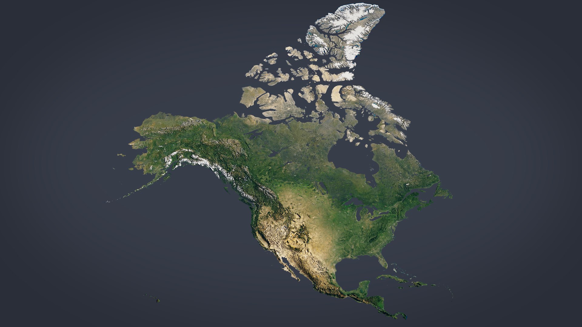 North america 35k 3D model - TurboSquid 1504442
