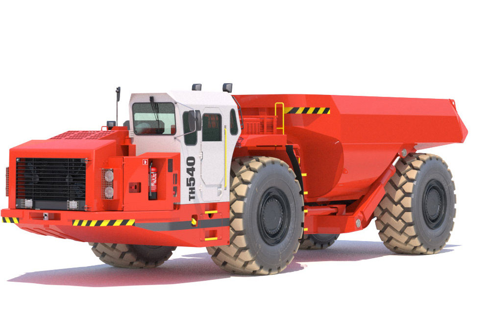Underground mining truck sandvik 3D model - TurboSquid 1504460