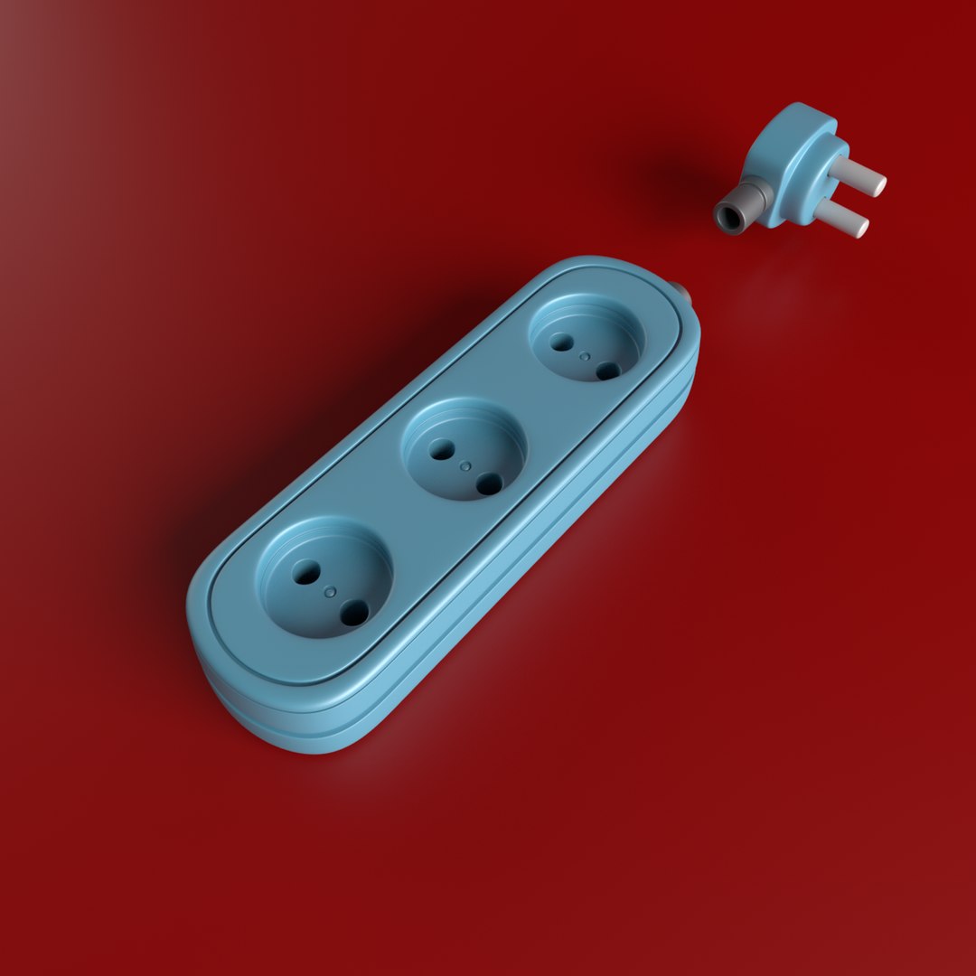 Socket cartoon 3D - TurboSquid 1504481