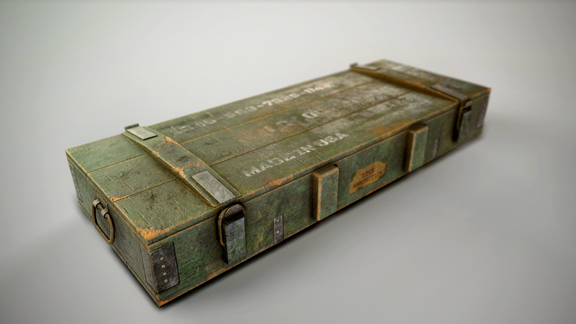 Weapon box 3D model - TurboSquid 1504480