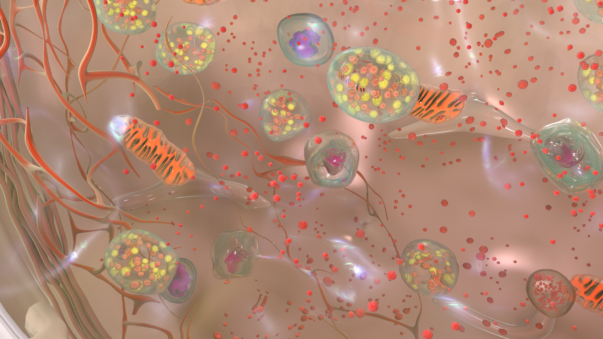 Platelet membrane glycogen 3D - TurboSquid 1504500