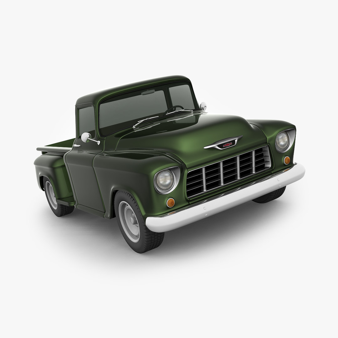 Chevrolet truck 1955 3D - TurboSquid 1504531