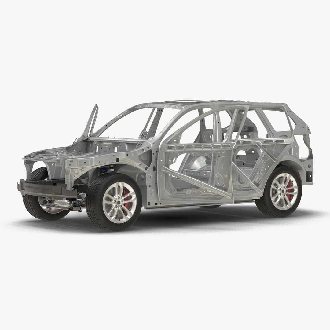 3D suv frame chassis rigged model - TurboSquid 1504540