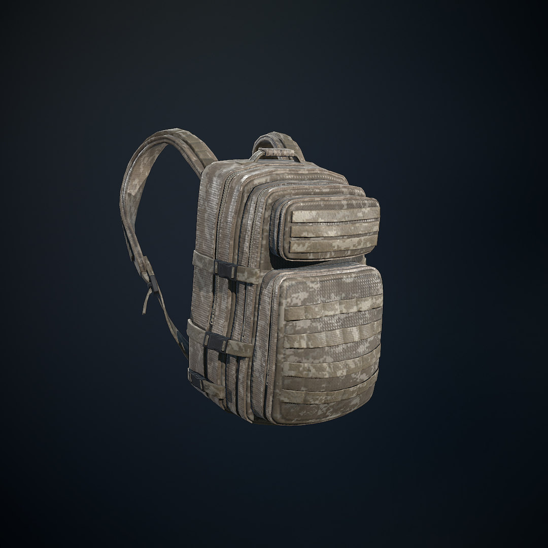3D military bag - TurboSquid 1504639