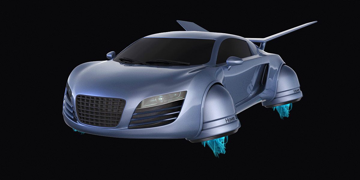 3D sci-fi hover car - TurboSquid 1501035