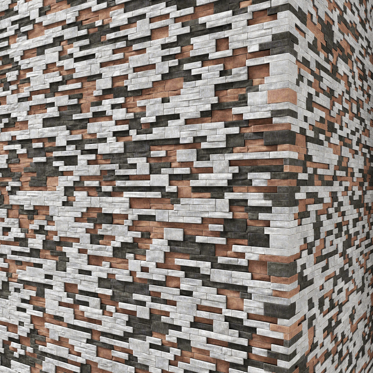 3D wall decor brick - TurboSquid 1505045