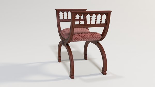 3D curule seat chair - TurboSquid 1505601