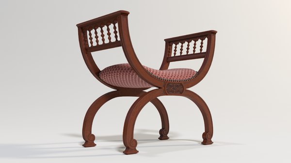 3D curule seat chair - TurboSquid 1505601