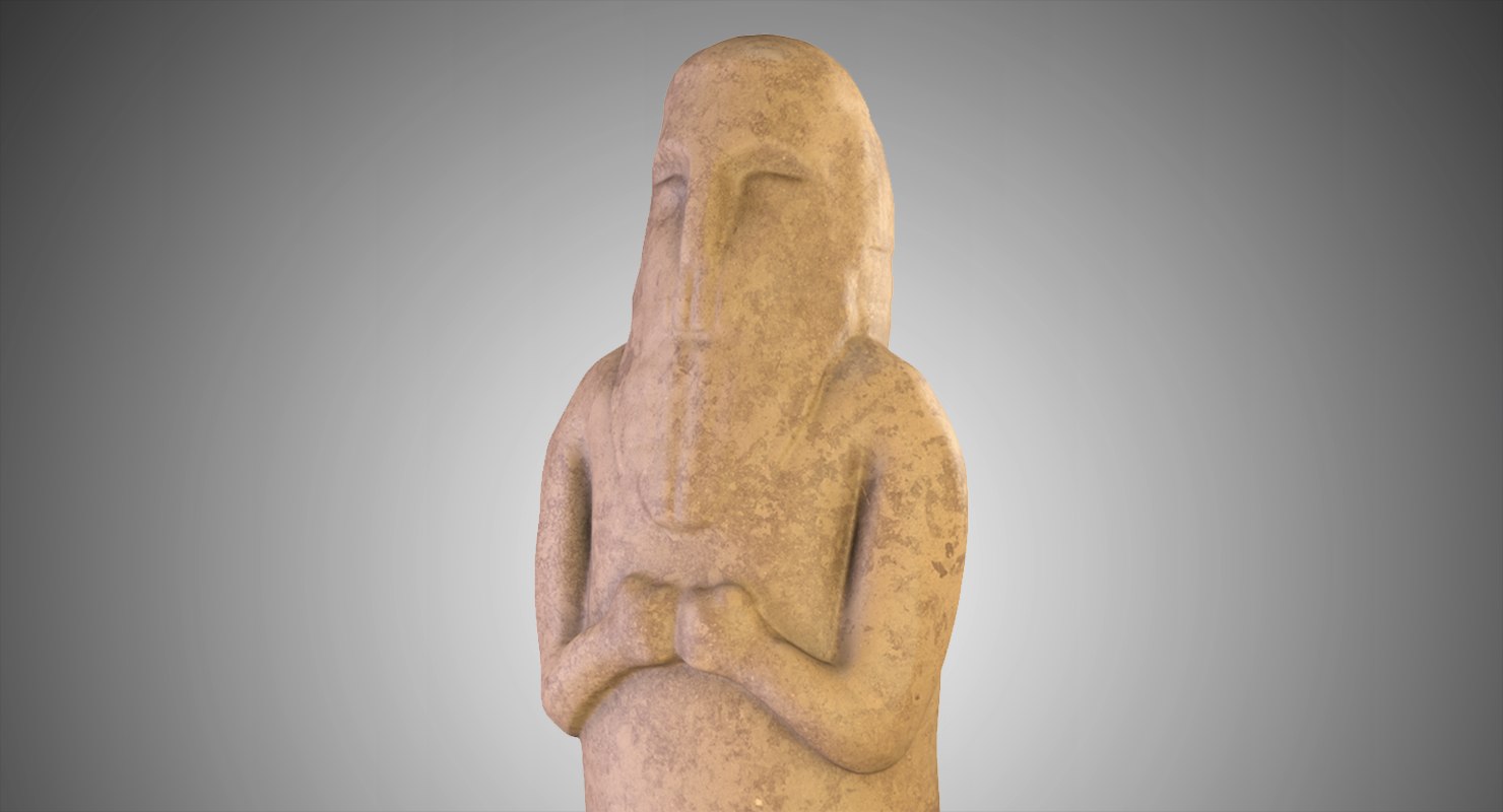 Idol god statuette 3D model - TurboSquid 1504808