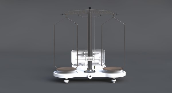 3D mechanical laboratory balance - TurboSquid 1505632