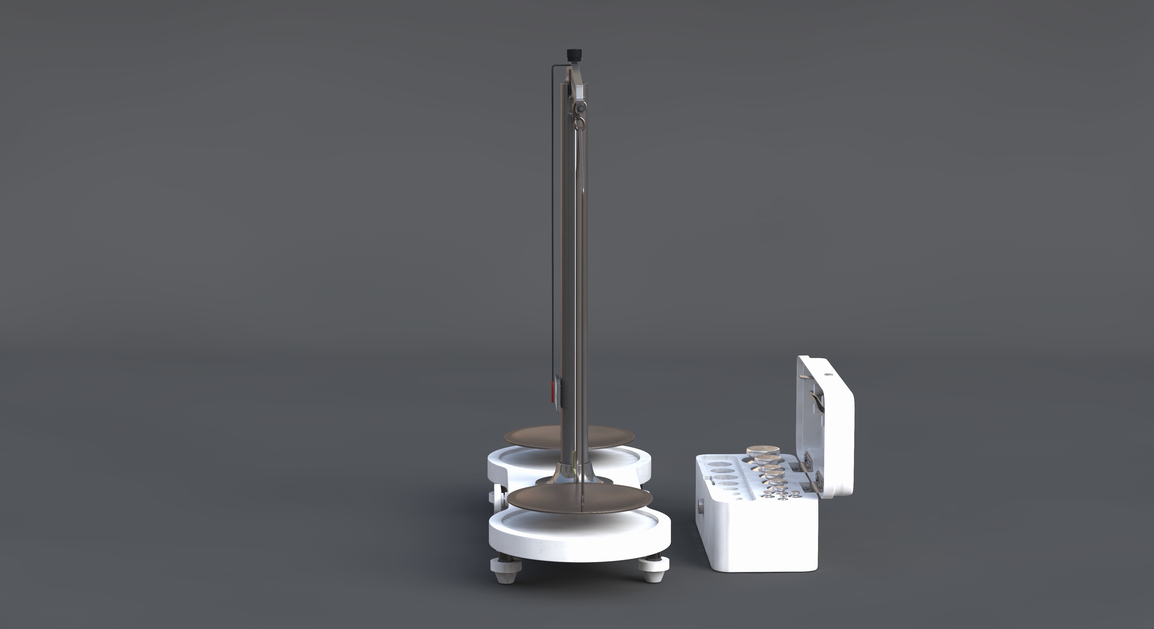 3D mechanical laboratory balance - TurboSquid 1505632