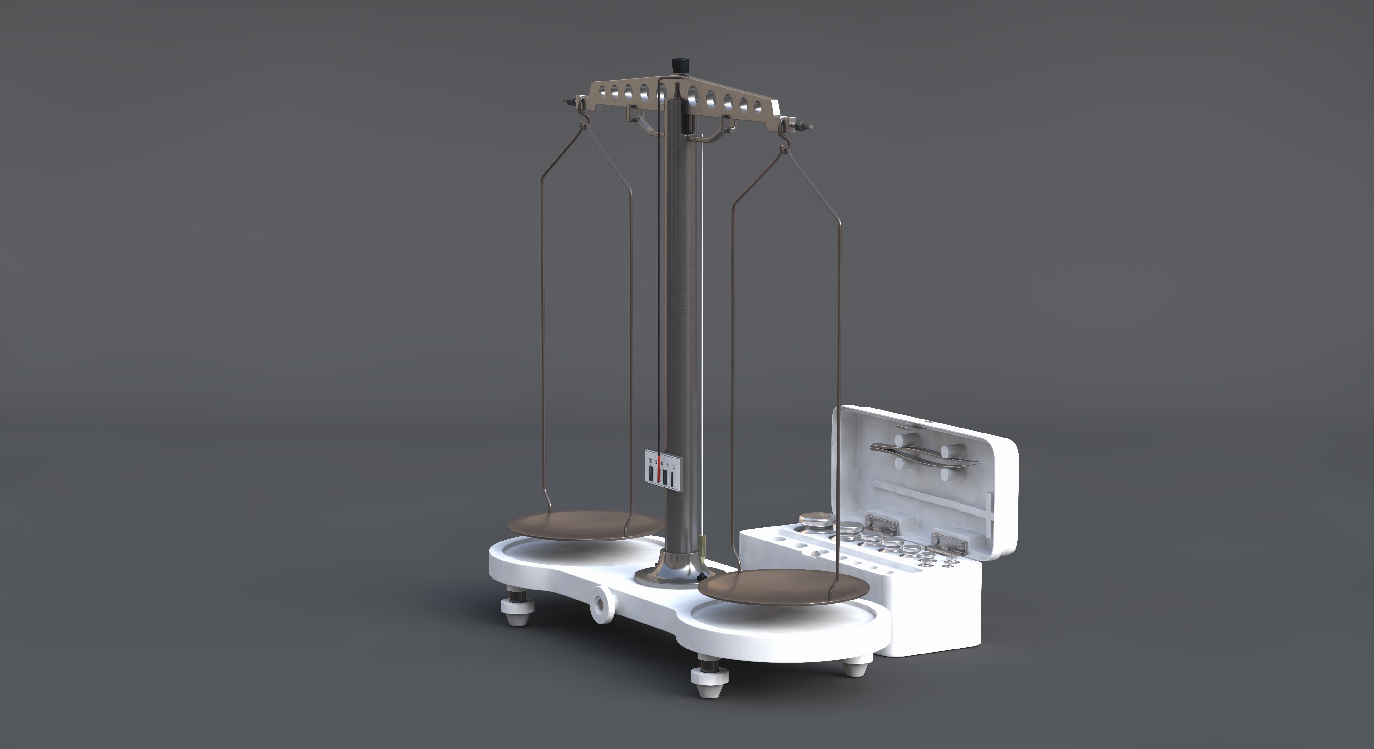 3D mechanical laboratory balance - TurboSquid 1505632
