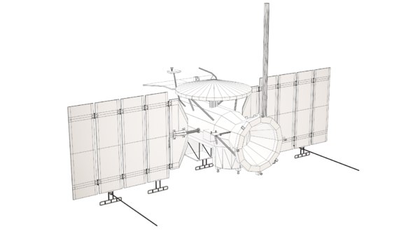 Europa clipper spacecraft nasa 3D - TurboSquid 1505732
