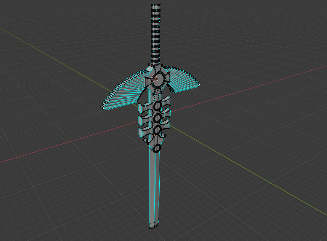 3D sword fallen angel model - TurboSquid 1505765