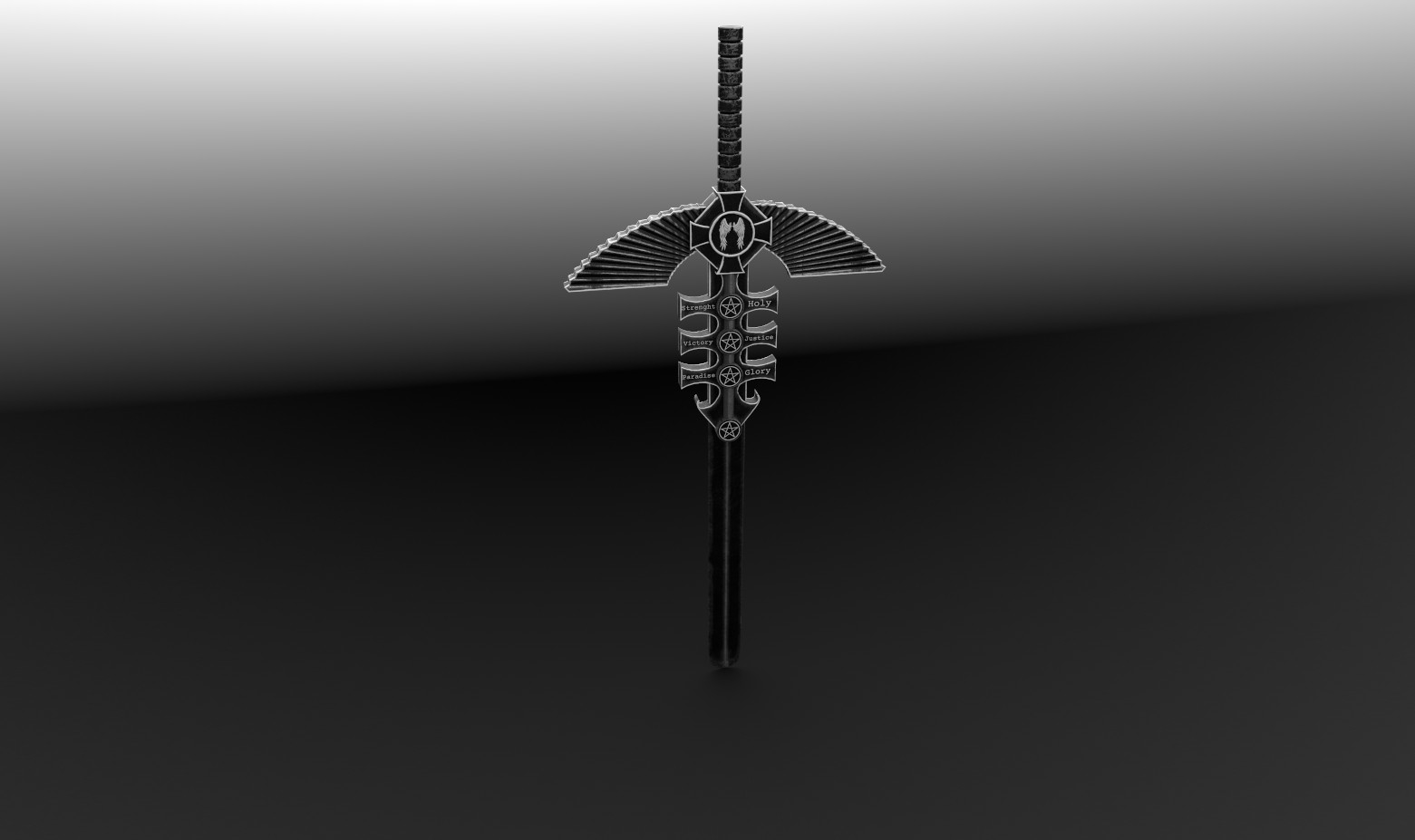 3D sword fallen angel model - TurboSquid 1505765