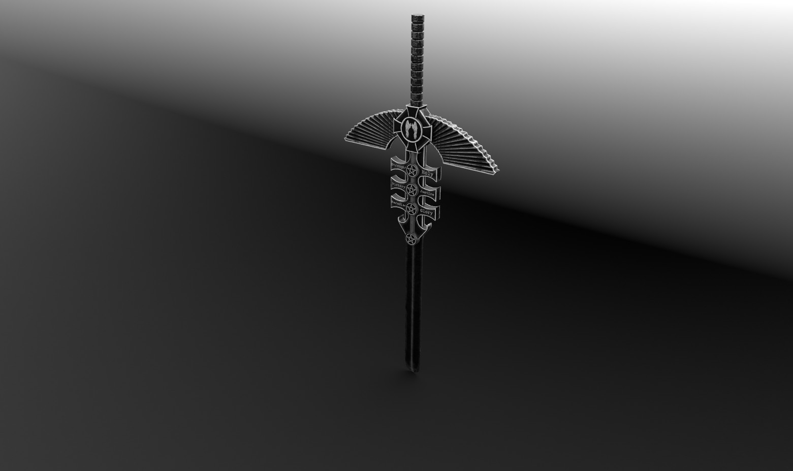 3D sword fallen angel model - TurboSquid 1505765