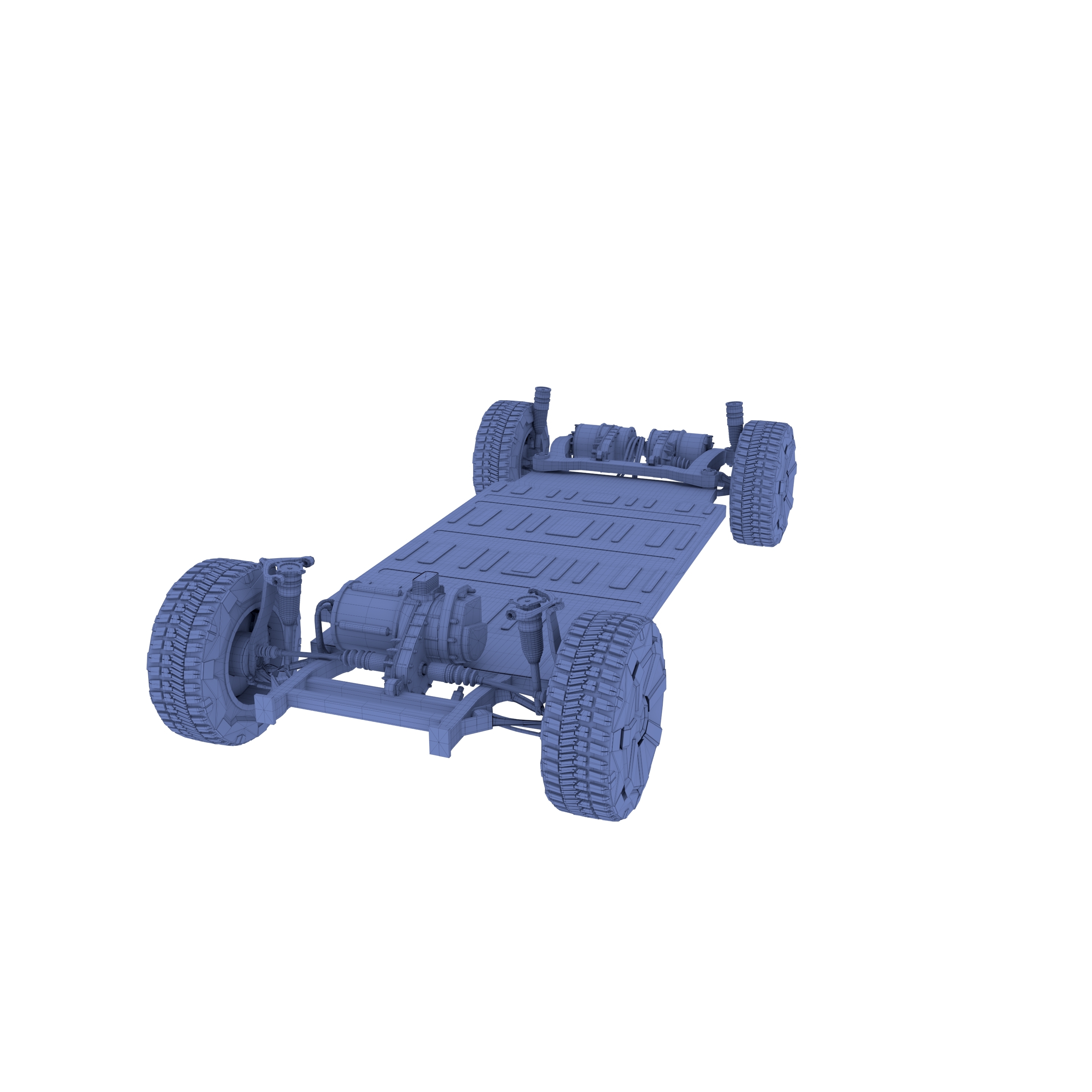 3D tesla cybertruck chassis - TurboSquid 1505965