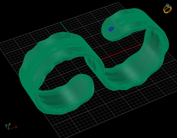 Printable ring 2-finger 3D model - TurboSquid 1506152