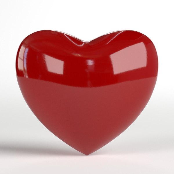 Heart shape 3D model - TurboSquid 1425032