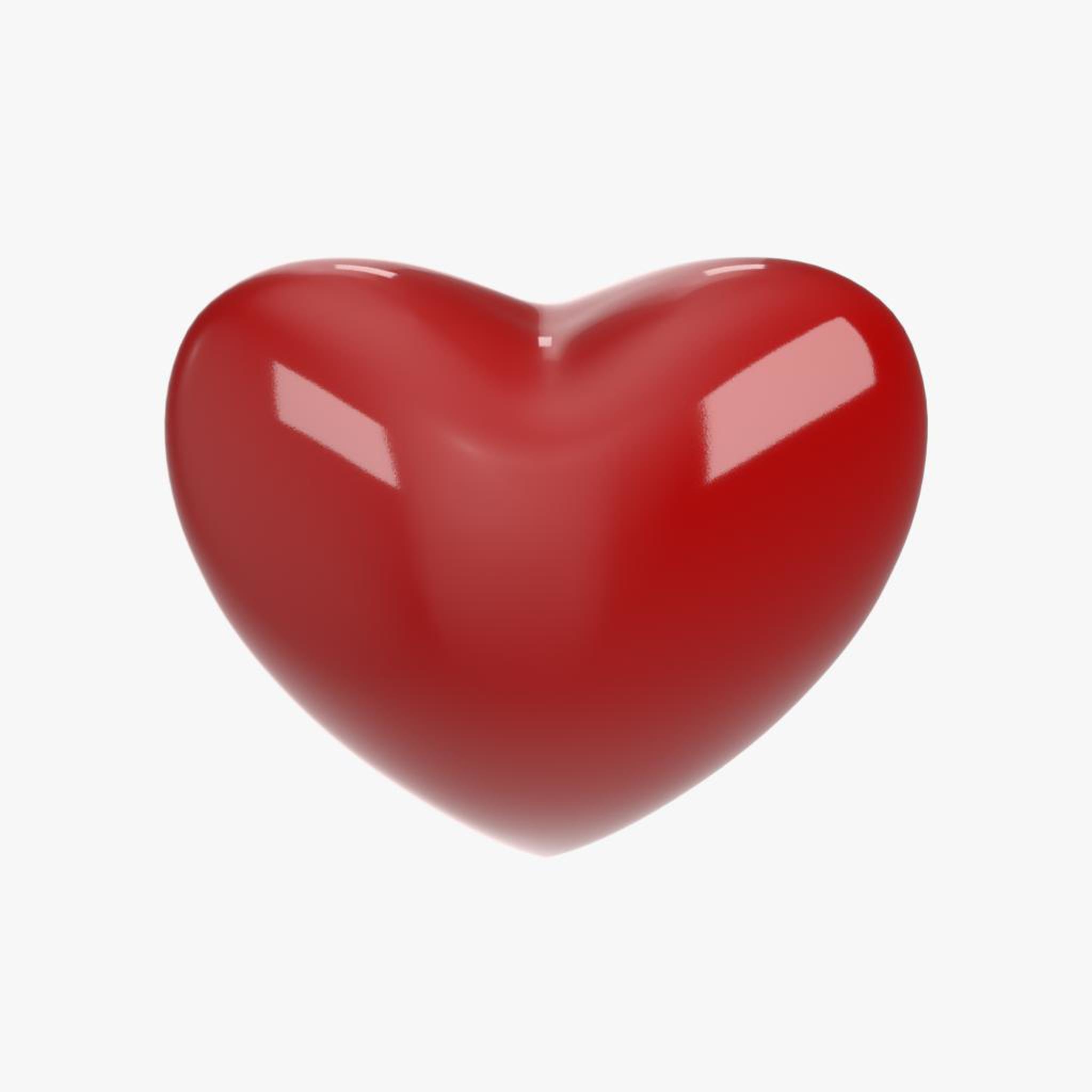 Heart shape 3D model - TurboSquid 1425032