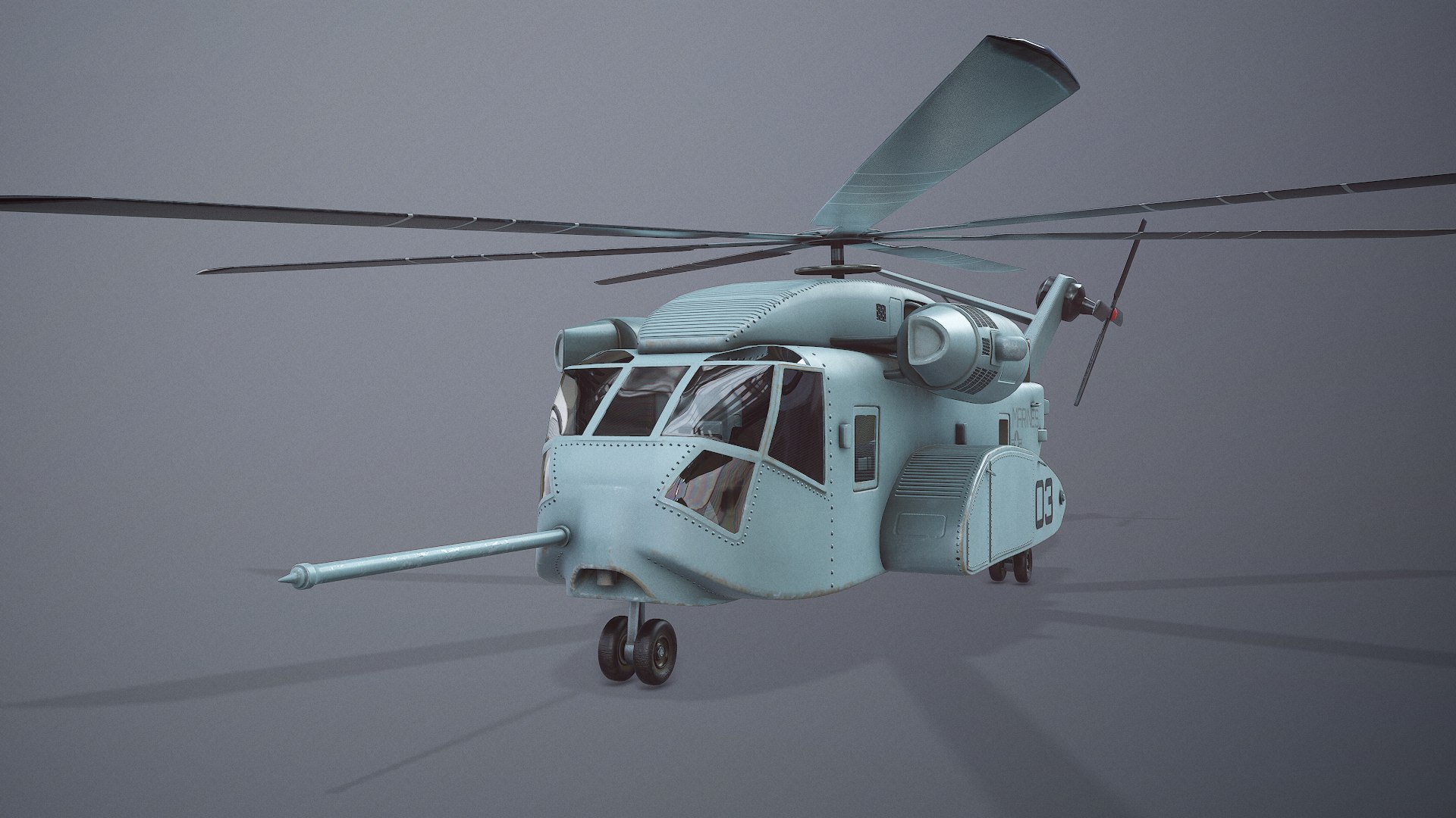 Realistic helicopter ch-53k 3D - TurboSquid 1506283