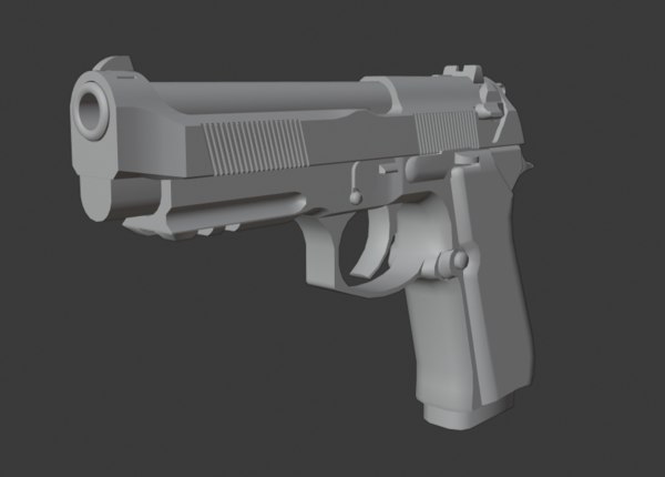 Pistolas Blender Modelos para Descargar | TurboSquid