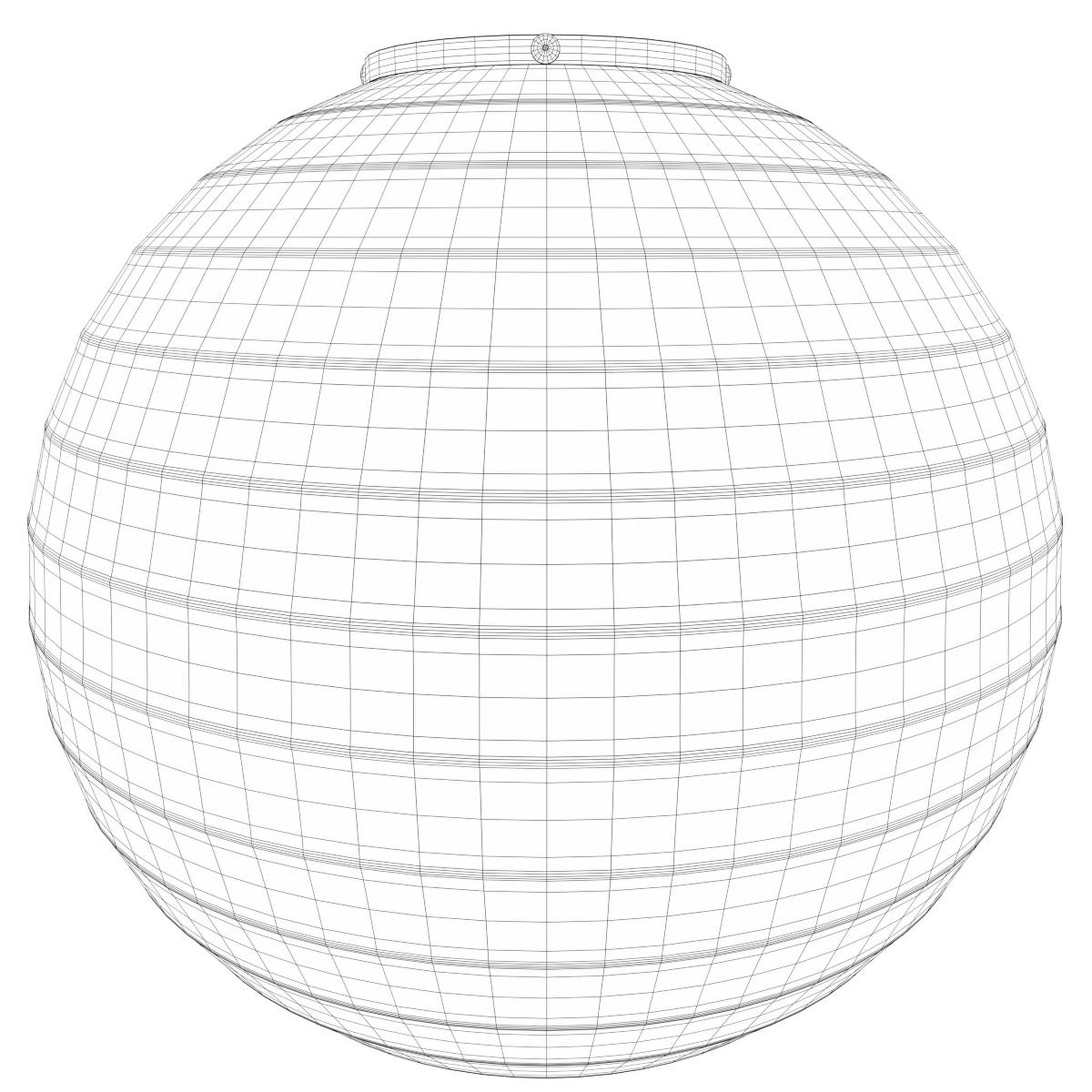 3D model japanese paper lantern 3 - TurboSquid 1431424