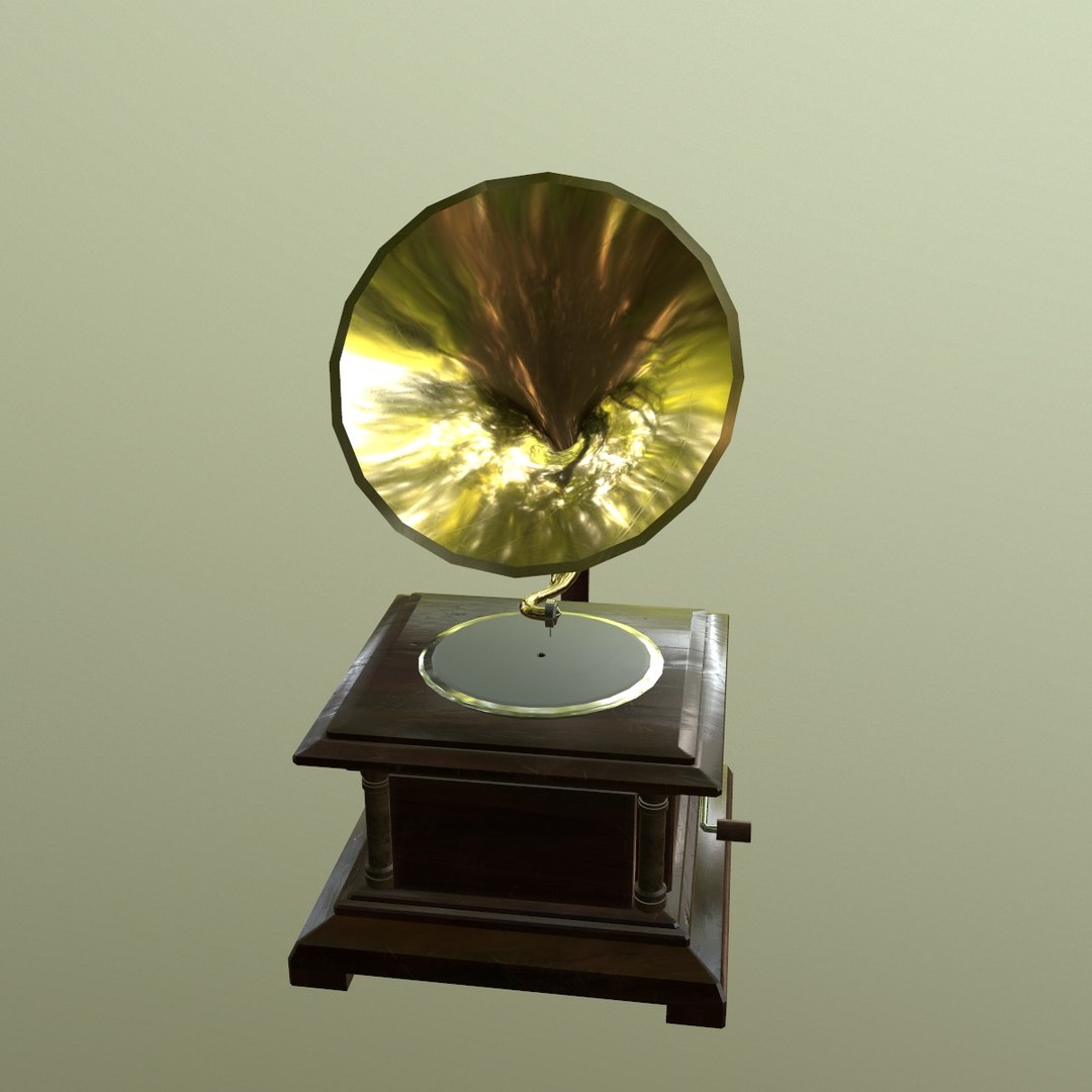 3D phonograph model - TurboSquid 1506430