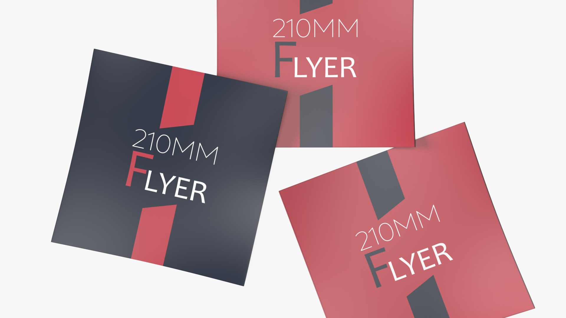 3D flyer design - TurboSquid 1506482