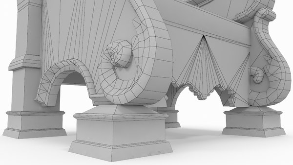 Royal armchair throne 3D model - TurboSquid 1506629