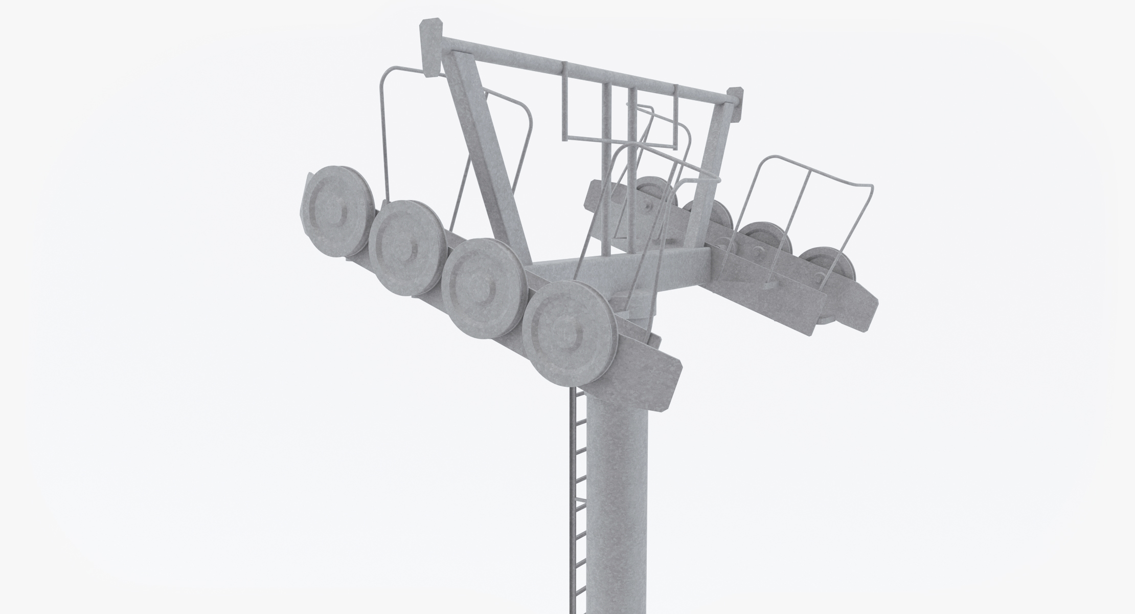3D model cable car tower - TurboSquid 1506723