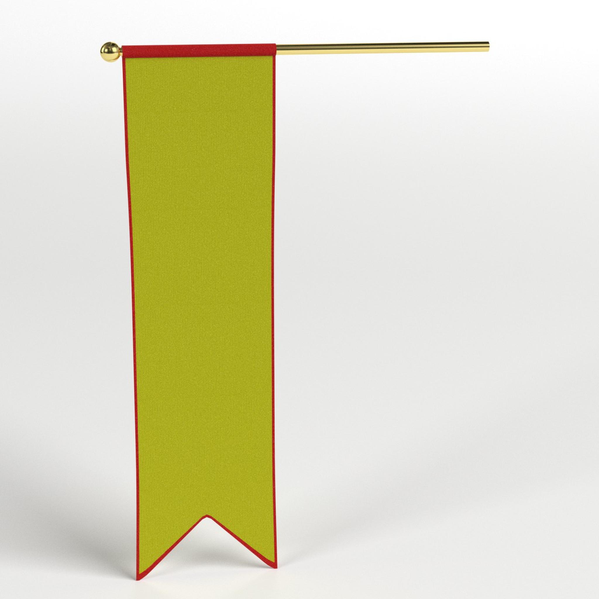 3D model long medieval banner - TurboSquid 1424142