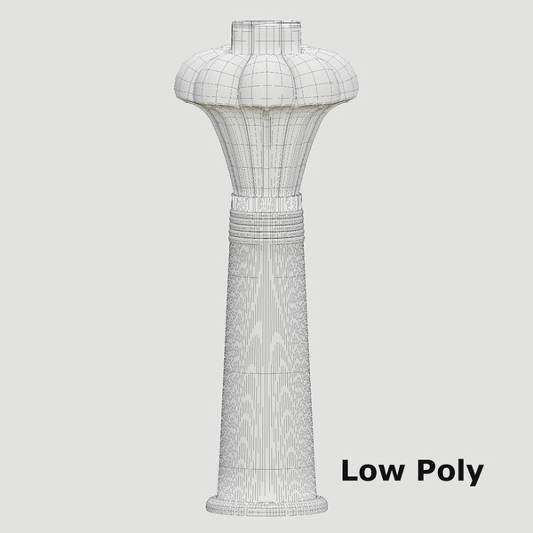 modelo 3d Columna palmiforme egipcia - TurboSquid 1506783