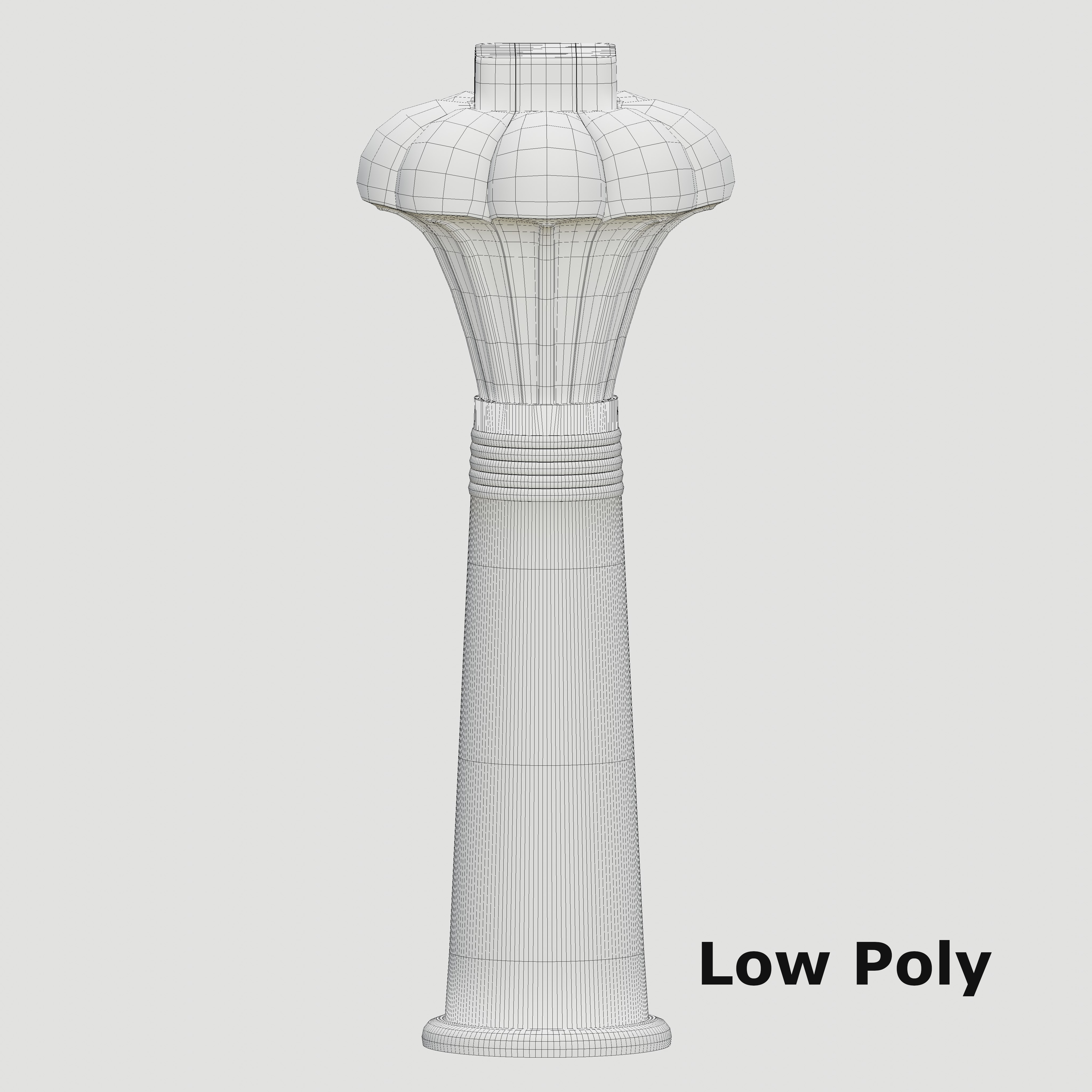 Egyptian palmiform column 3D-Modell - TurboSquid 1506783