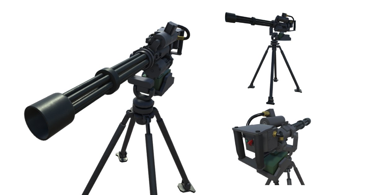 Unmanned sentry gun 3D - TurboSquid 1506945